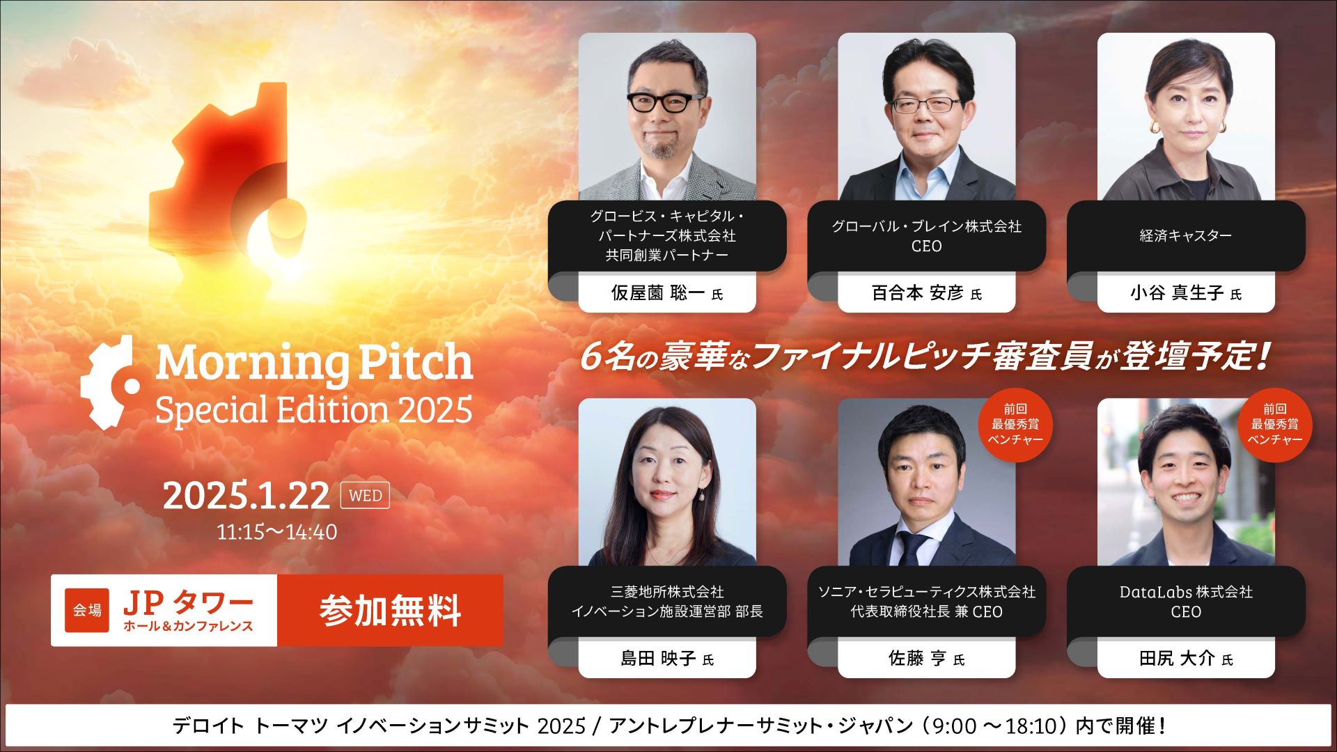 1/22開催 Morning Pitch Special Edition 2025 « Morning Pitch